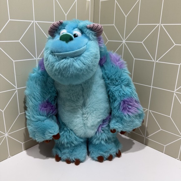 Disney | Toys | Disney Monsters Inc Sully Soft Toy Plush Blue Purple ...